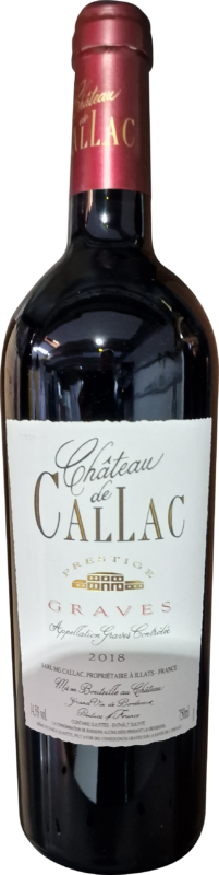 2018 Château De Callac Cuve Prestige - WineLife